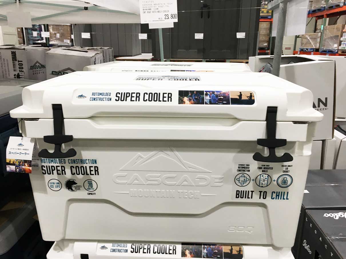 コストコのクーラーボックス種類・価格一覧をご紹介。アウトドアに大活躍