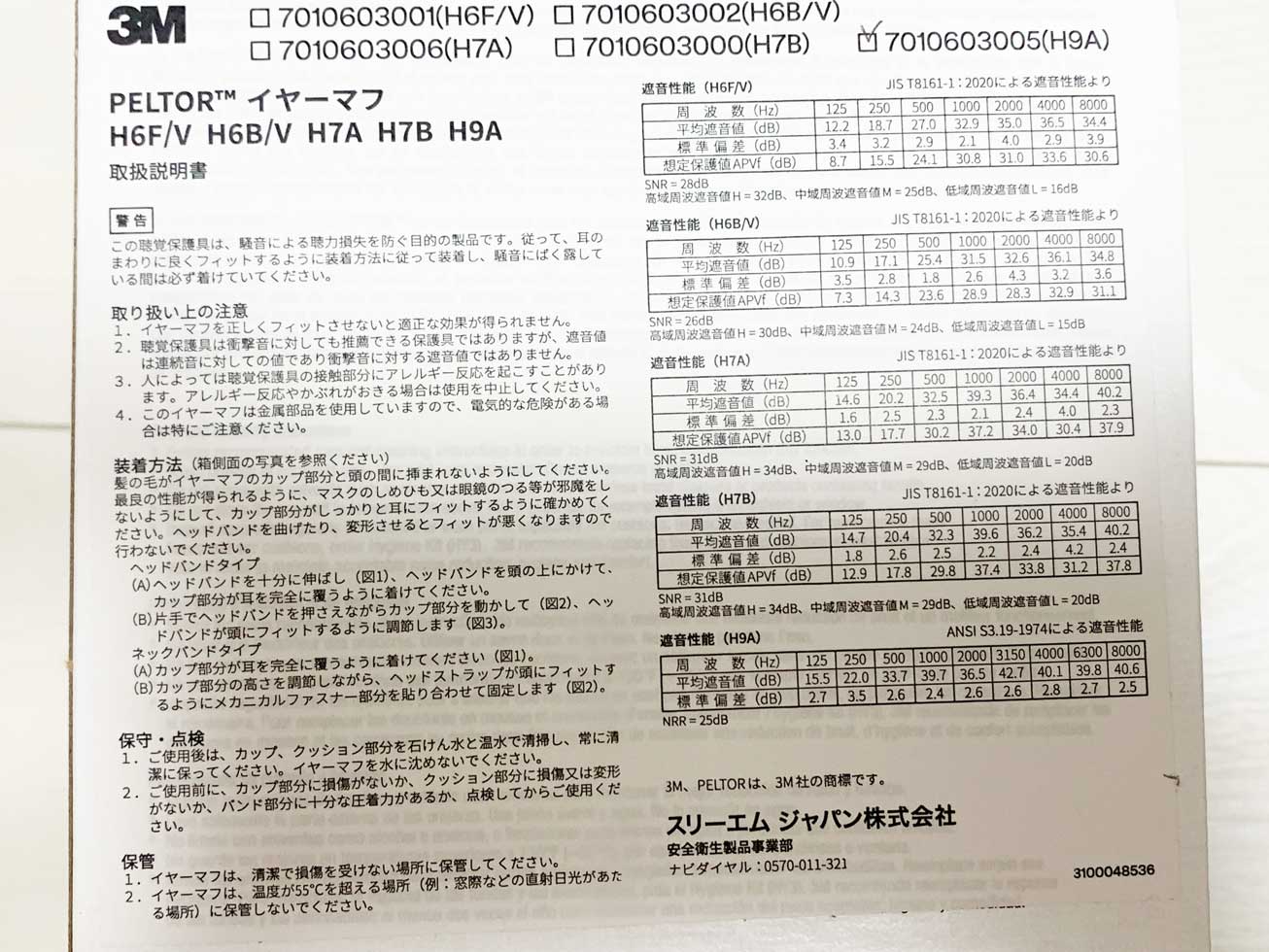 睡眠＆いびき対策に3M「H9A」防音イヤーマフ購入。耳栓併用可？遮音効果は？